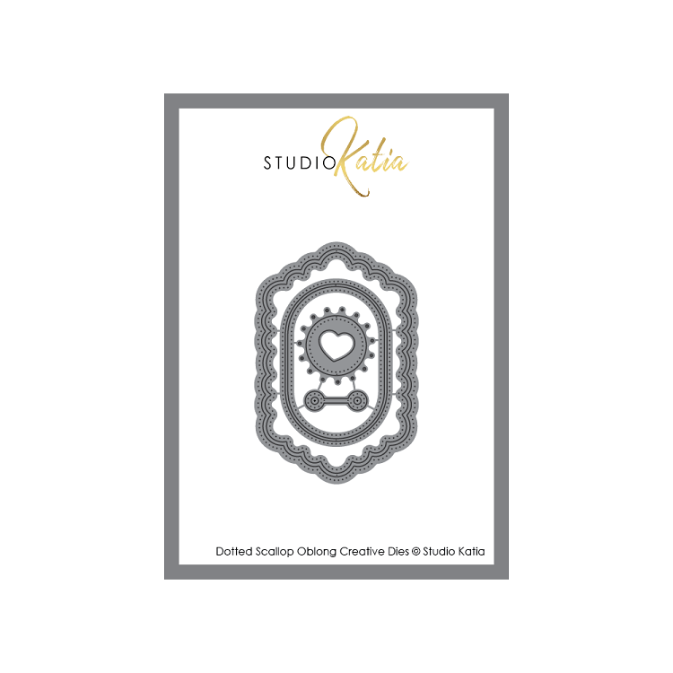 Dotted Scallop Oblong Dies – Butterfly Reflections, Ink.