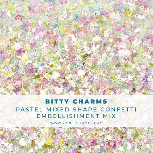 Bitty Charms Flat Confetti Embellishment Mix – Butterfly Reflections, Ink.